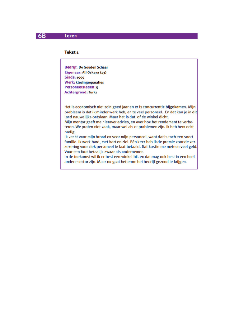 Les 26 Tekst 1 Oef 6 | PDF