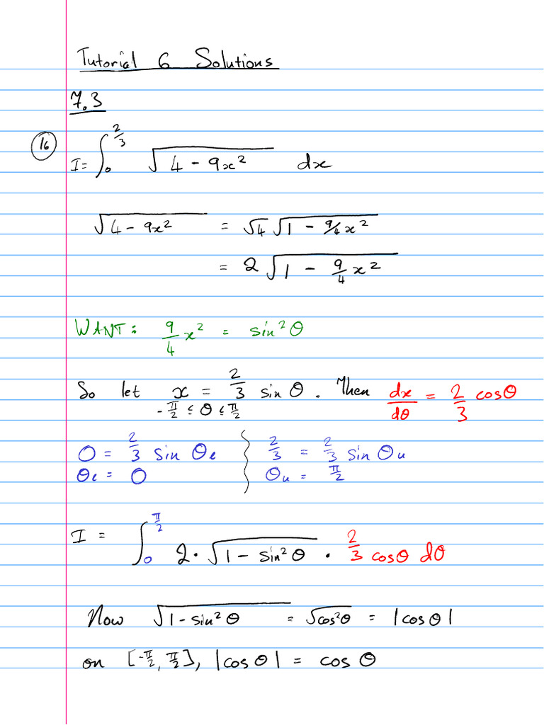 Tut 6 Solutions | PDF
