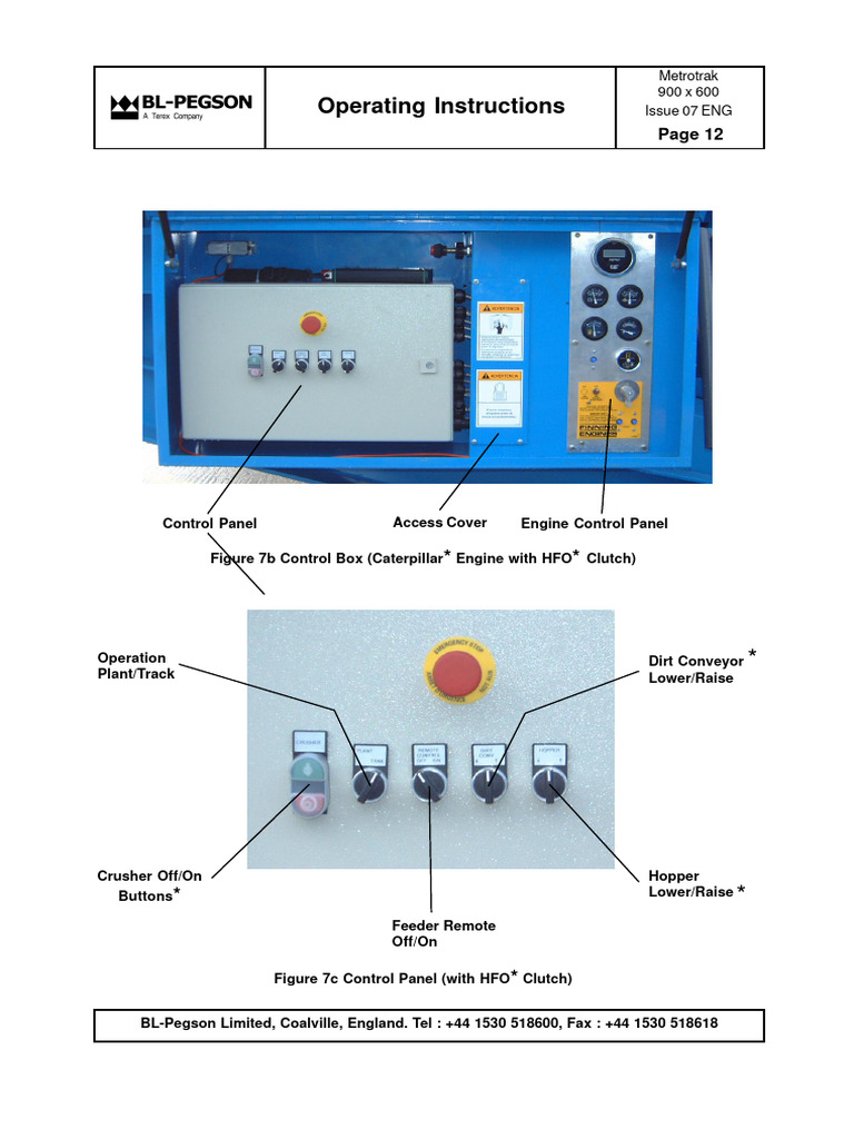 900 X 600 Metrotrak Engine Control Panel | PDF