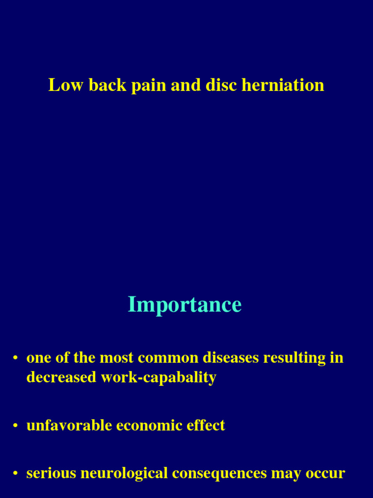 Discus Herni | PDF | Vertebral Column | Neurology