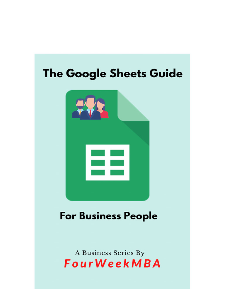 Google Sheets For Business People in Less Than 100 Pages (Updated ...