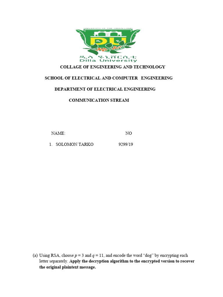 Sol Assignment | Download Free PDF | Encryption | Security Technology