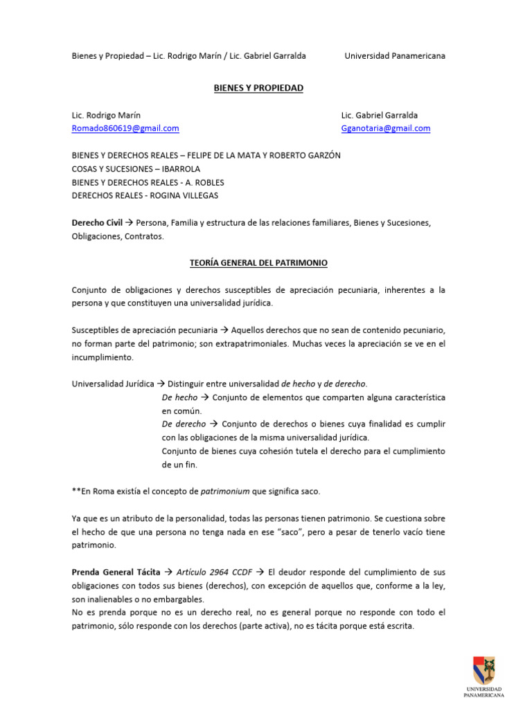 Bienes y Propiedad | PDF | Propiedad | Bienes (Ley)