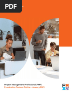 PMP Examination Content Outline - 1 | PDF