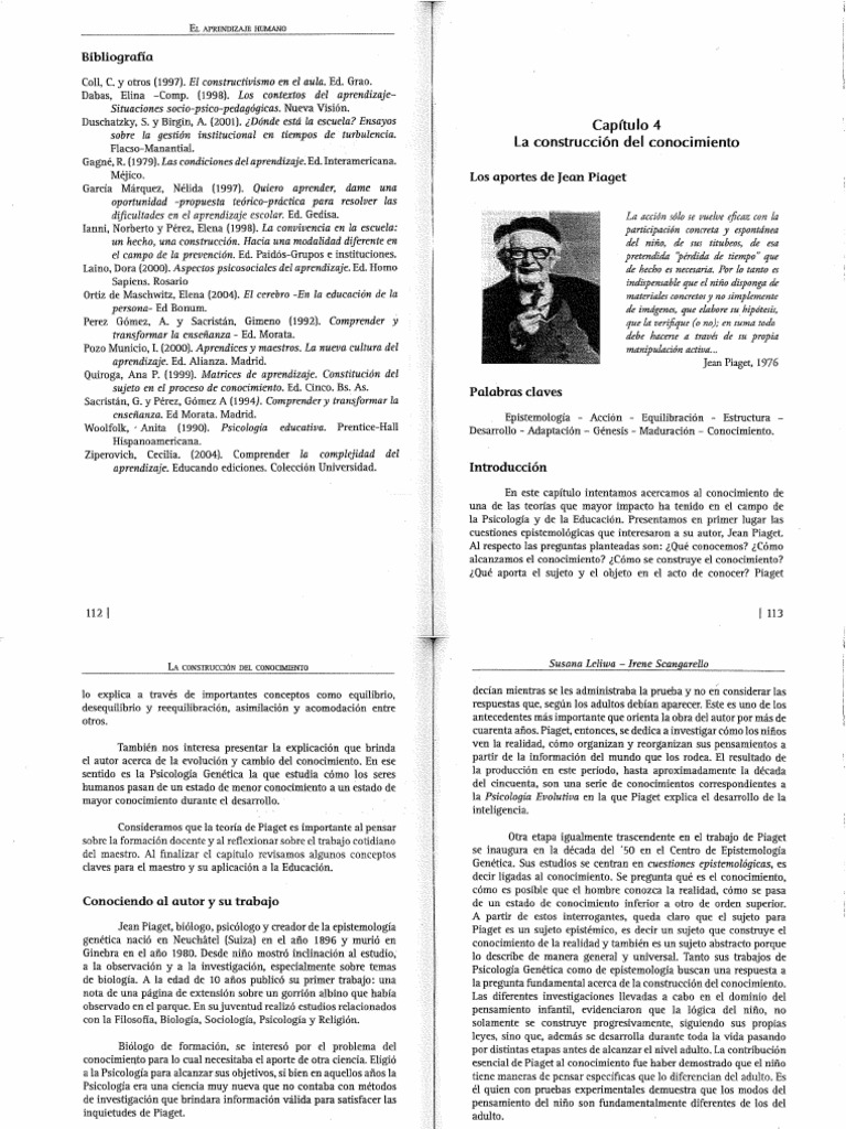 Cap 4-Leliwa y Scangarello - Libro - Psicología y Educación | PDF