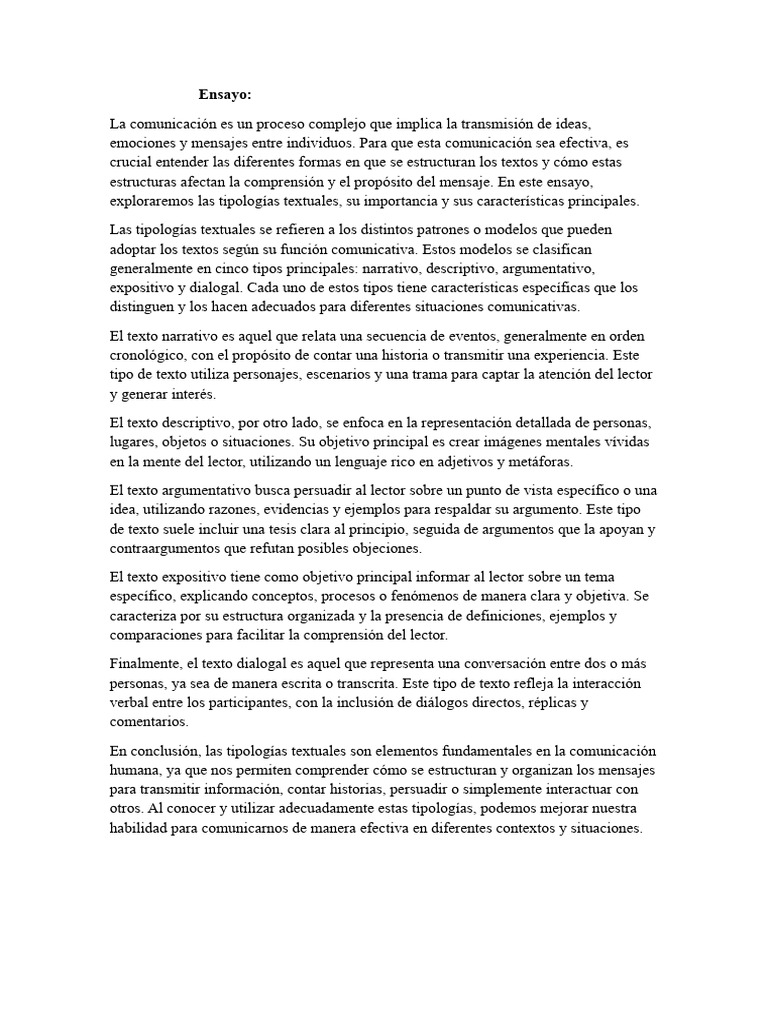 Harito | PDF | Comunicación | Ensayos