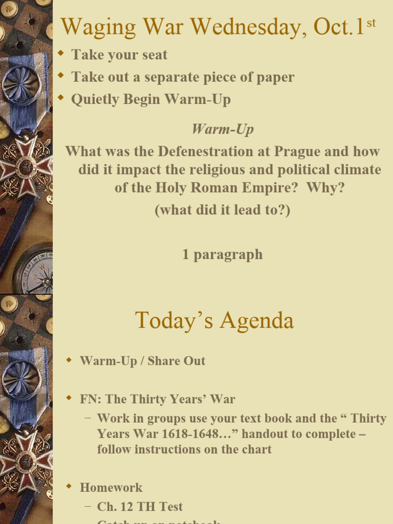History Students' Guide: Thirty Years' War | PDF | Holy Roman Empire ...