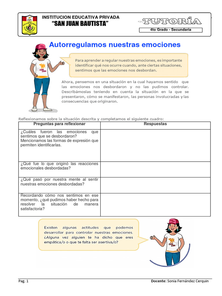 Autorregulo Mis Emociones 2 | PDF | Las emociones | Empatía