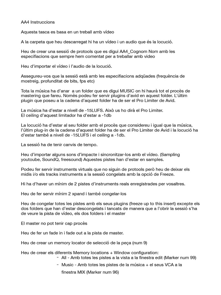 AA4 Instruccions | PDF