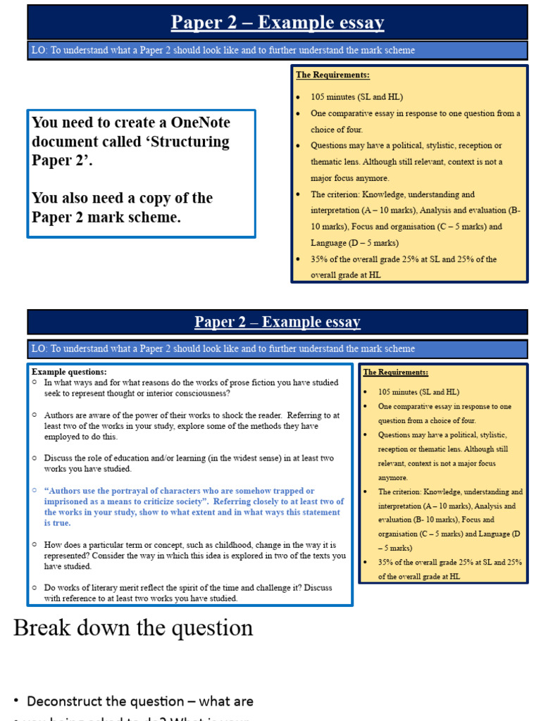 Paper 2 Example Essay | PDF | Essays | Knowledge