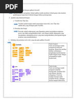 Komponen Utama dan Fungsi Scratch | PDF