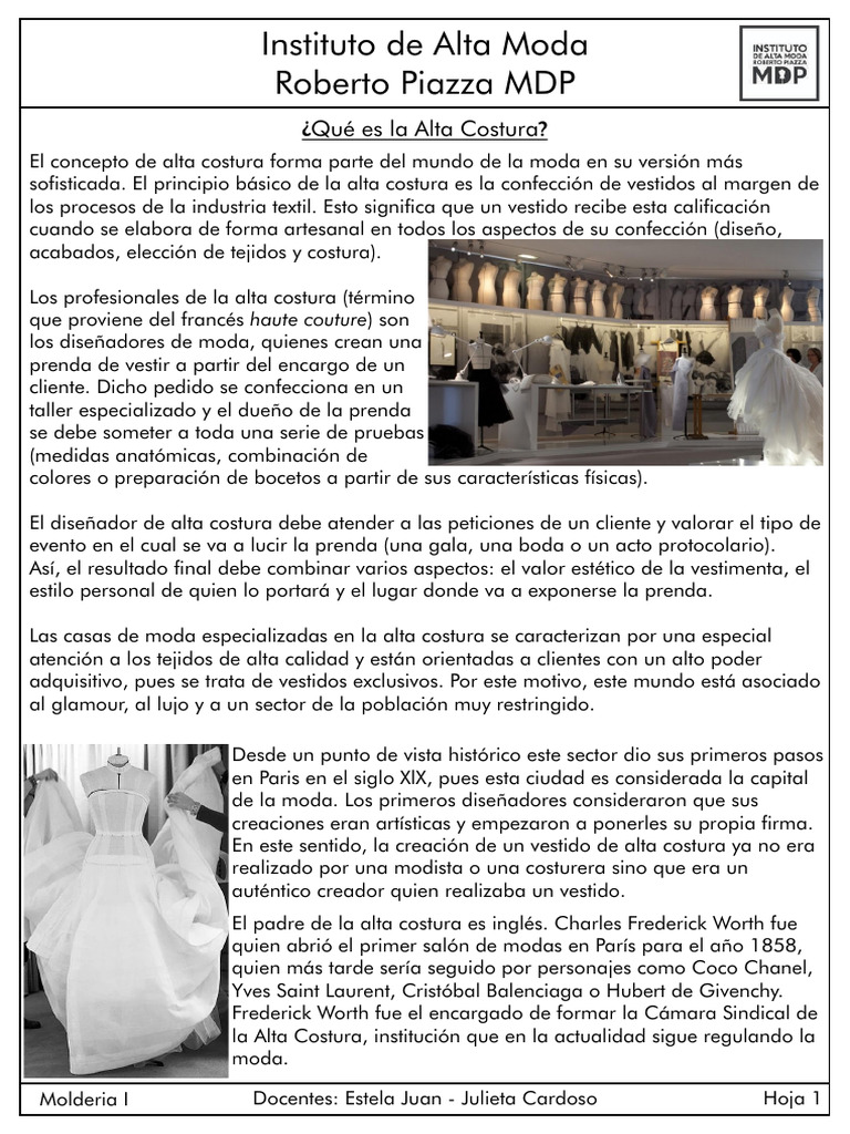 Piazza Unidad 1 | PDF | Textiles | Moda