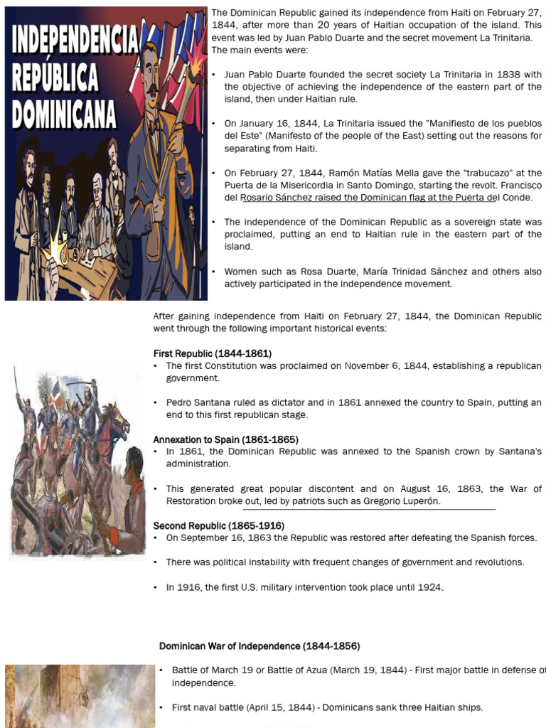 Dominican Republic History | PDF | Dominican Republic