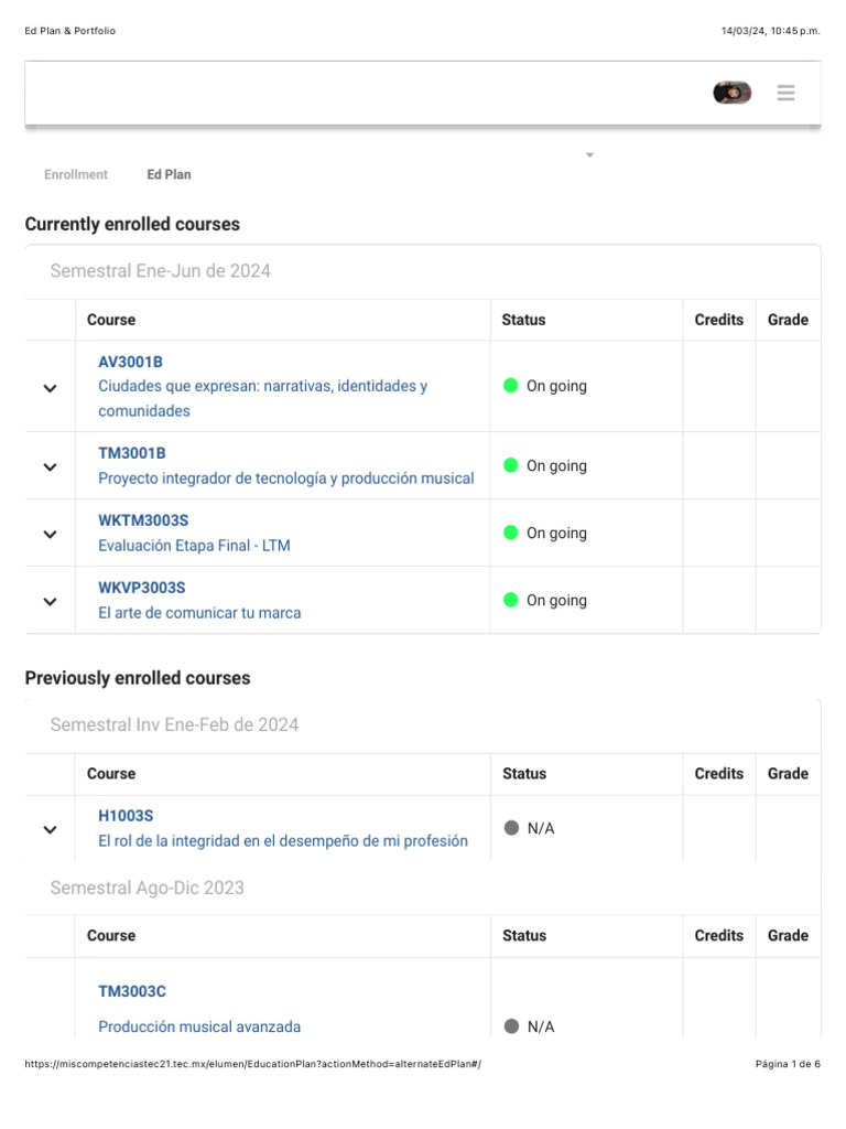 Plan de Estudios LTM TEC 21 | PDF | Educación en artes liberales