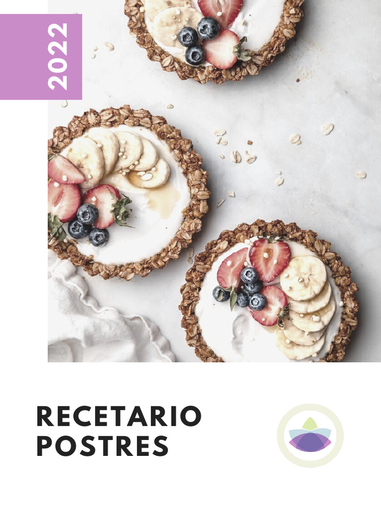 Recetario Postres | PDF | Postres | Chocolate