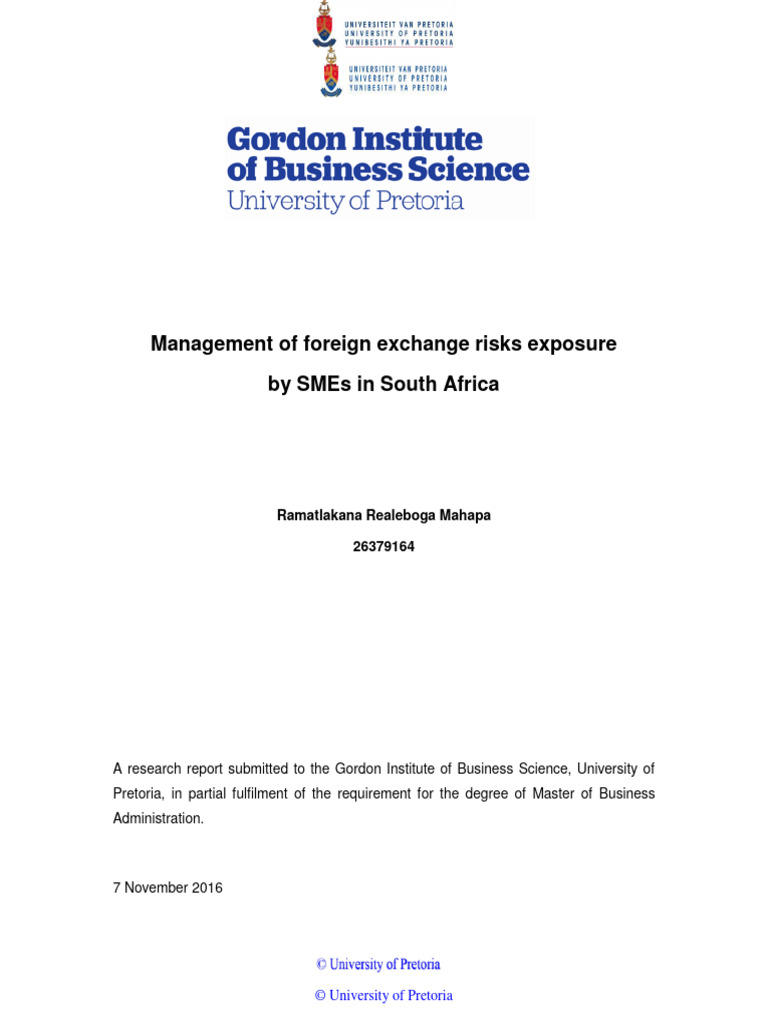 Mahapa Management 2017 | PDF | Swap (Finance) | Foreign Exchange Market