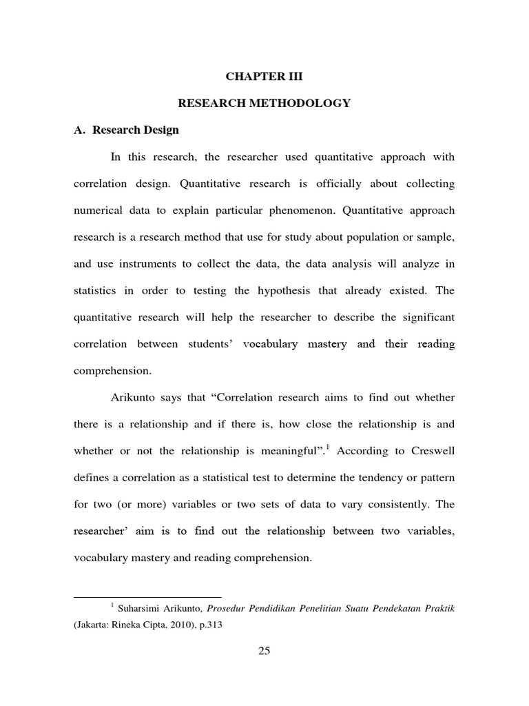 Chapter Iii | Download Free PDF | Validity (Statistics) | Quantitative Research