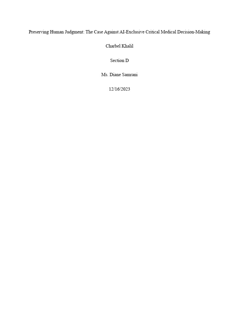 RP (Final Draft) | PDF | Artificial Intelligence | Intelligence (AI) & Semantics