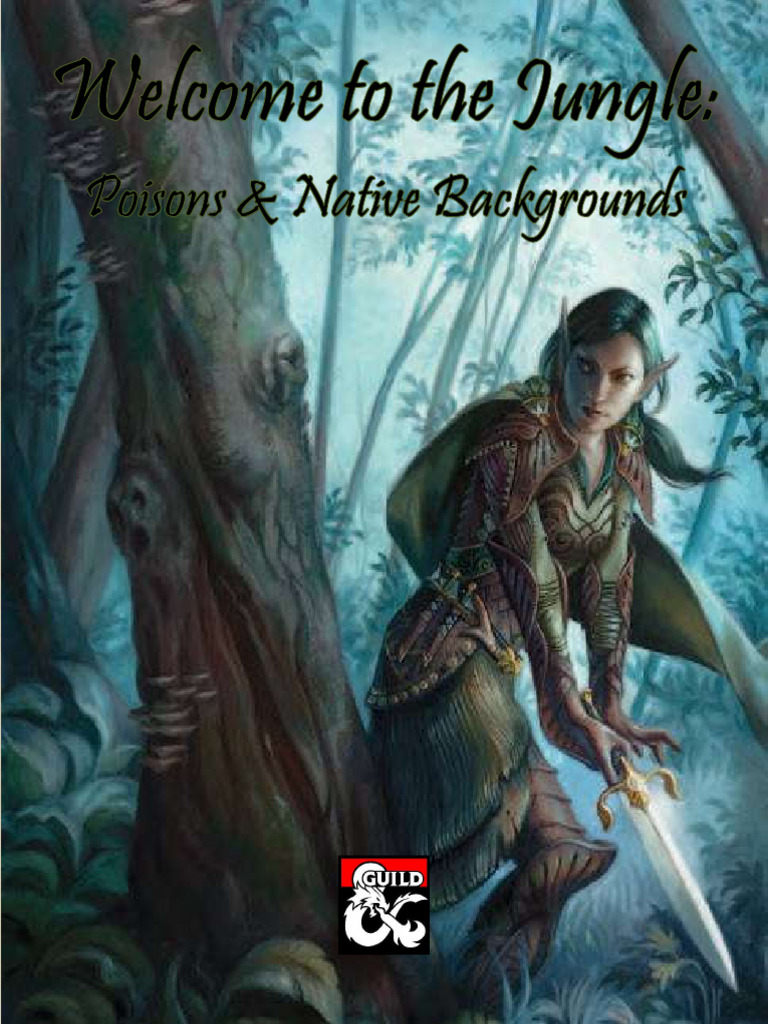 Anthony Wilcox - Welcome To The Jungle Poisons & Native Backgrounds ...