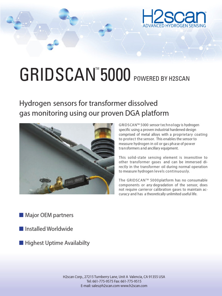 Gridscan 5000 Datasheet | PDF | Chemical Process Engineering | Gases