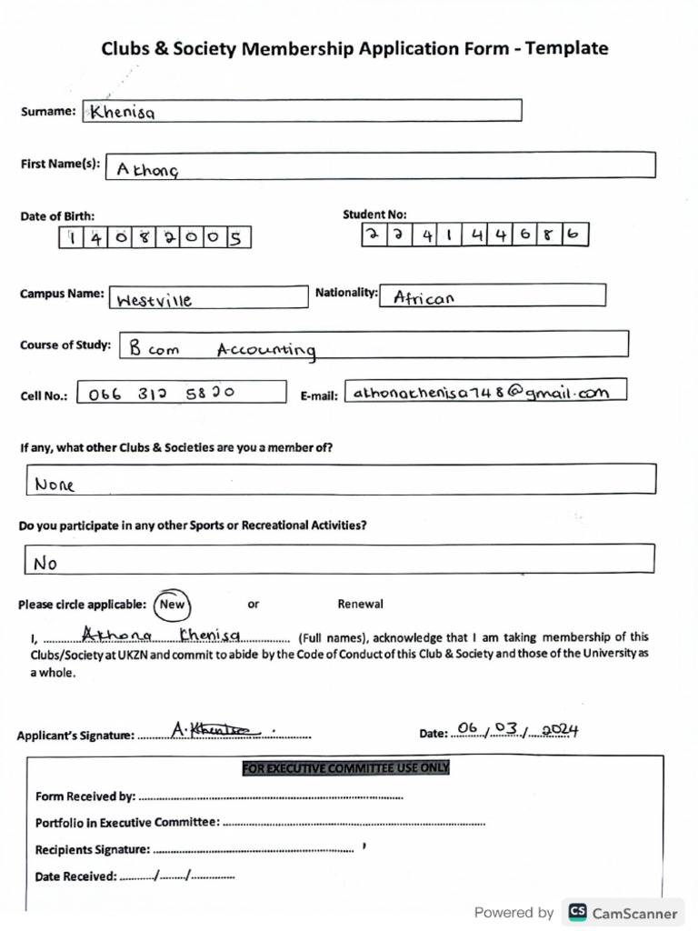 Membership Forms | PDF