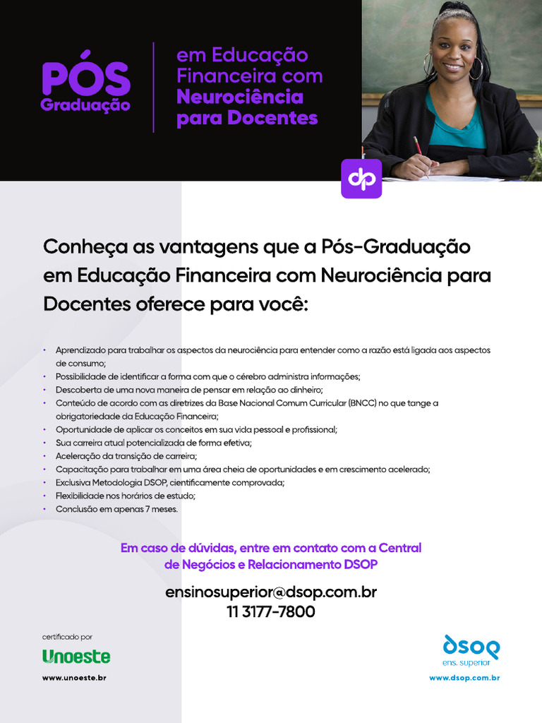 489316130-Pos Dsop Proposta PG Unica Neuro Abr | PDF