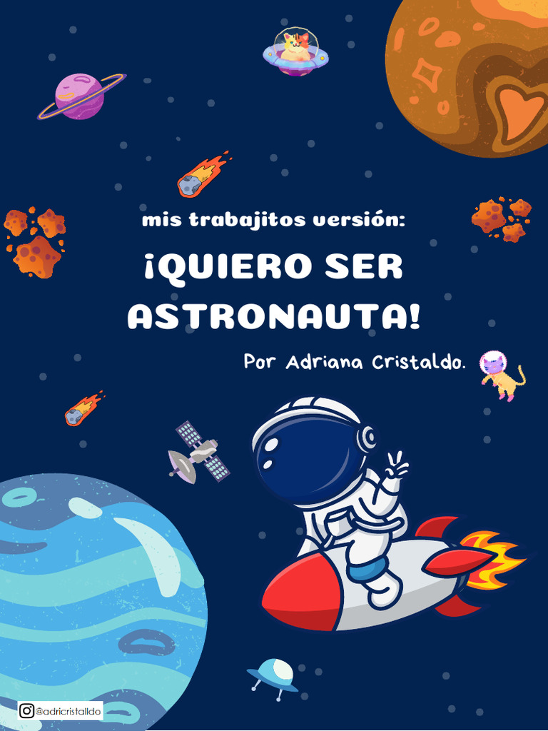 Quiero ser astronauta: guía para niños | PDF | Planetas | Sistema solar