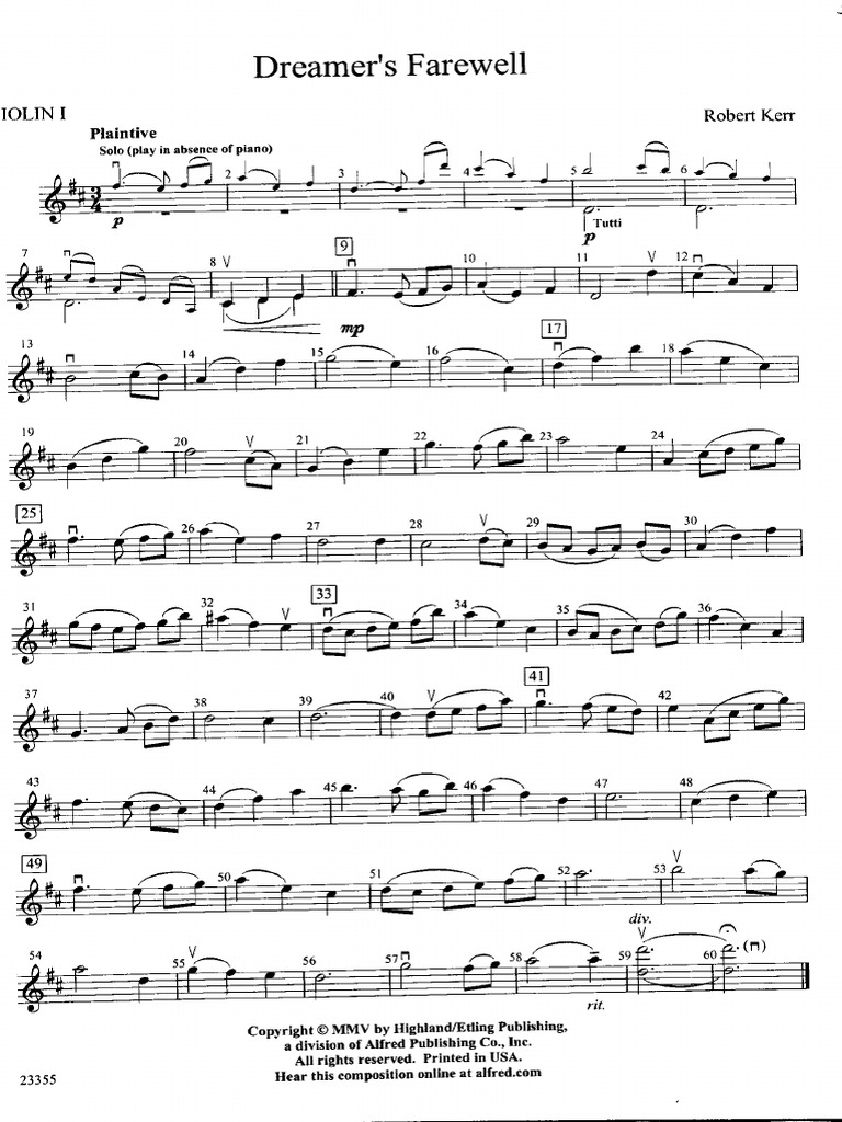 Dreamer's Farewell | PDF