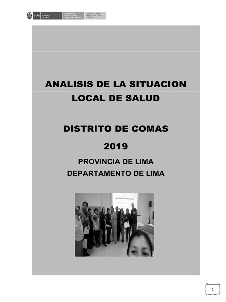 Asis - Distrito Comas 2019 | PDF