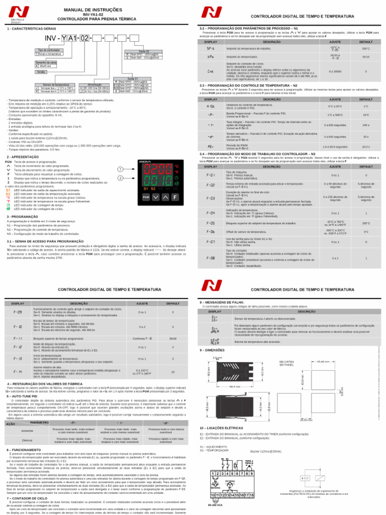 Manual Inv Ya1 02 | PDF