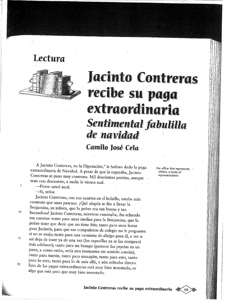 Jacinto Contreras Lectura Comprension | PDF