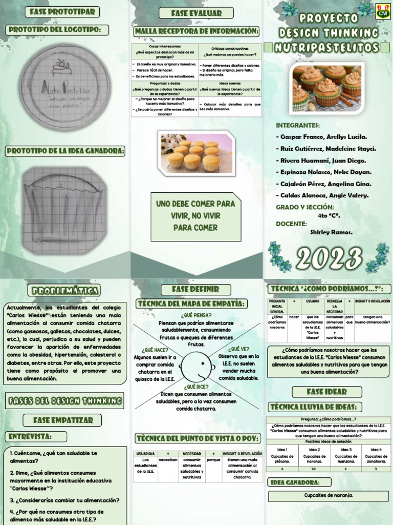 EPT - Triptico | PDF | Alimentos