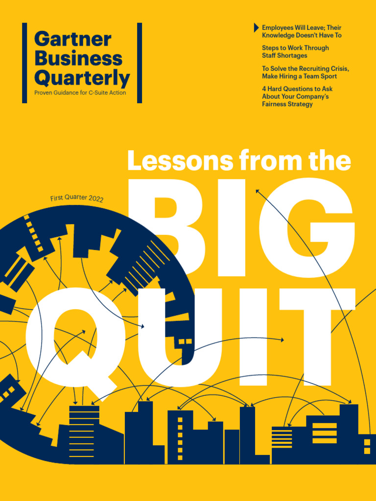Gartner Business Quarterly 1q22 | PDF | Employment | Employee Retention