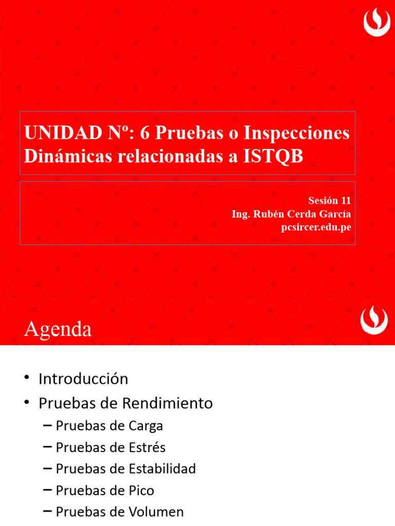 Sesion 12 - Teoria -2020-1 | PDF | Software de la aplicacion | Software