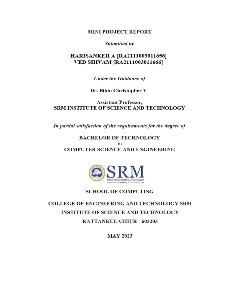 CC Project Report | PDF | Computer Network | Communications Protocols