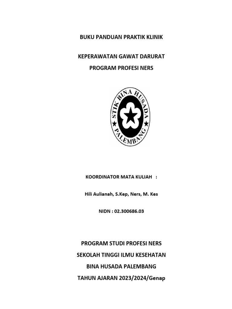 Buku Panduan Praktik Ners 2023-2024 | PDF