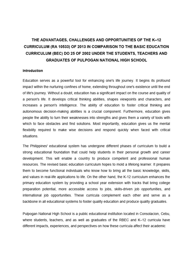 Case Study | PDF | Curriculum | Teachers