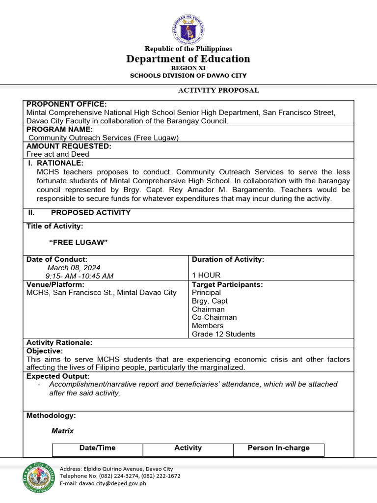 ACTIVITY-PROPOSAL-NEW-TEMPLATE | PDF