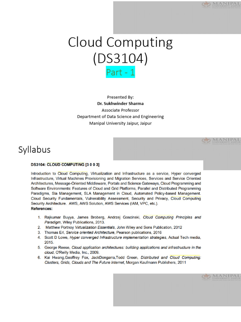 Cloud Computing 1 | PDF | Cloud Computing | Virtualization