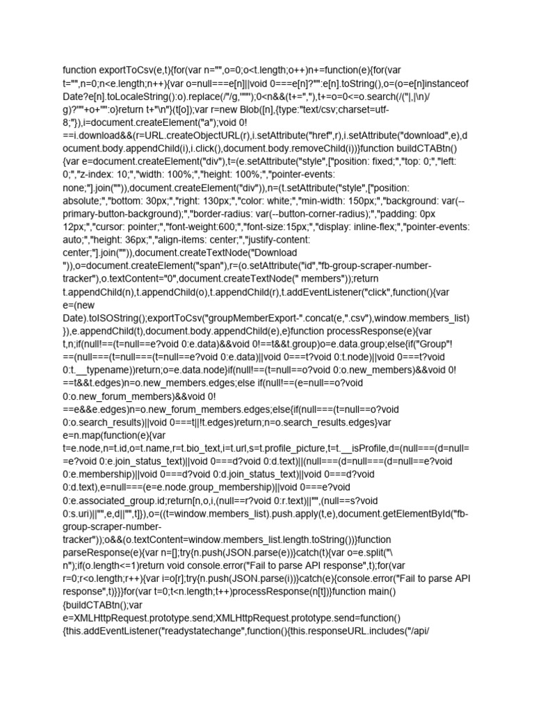 Copy-Paste The Following Script Into Chrome Developer Console | PDF ...