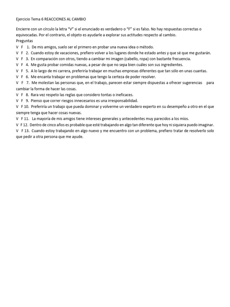 Ejercicio Tema 6 | PDF Ejercicio Tema 6 | PDF