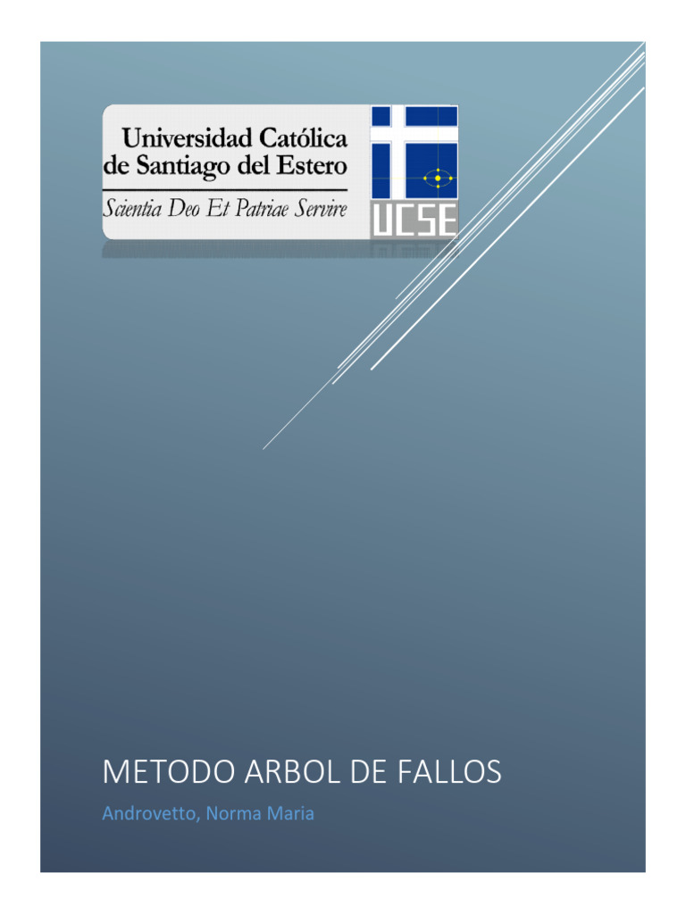 Androvetto-T.p 4 Arbol de Fallos | PDF | Matemáticas