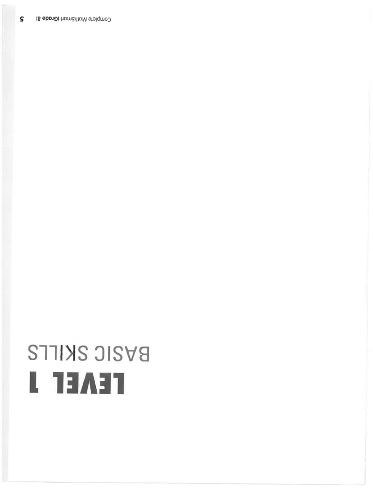 Level 1_Basic Skills | PDF