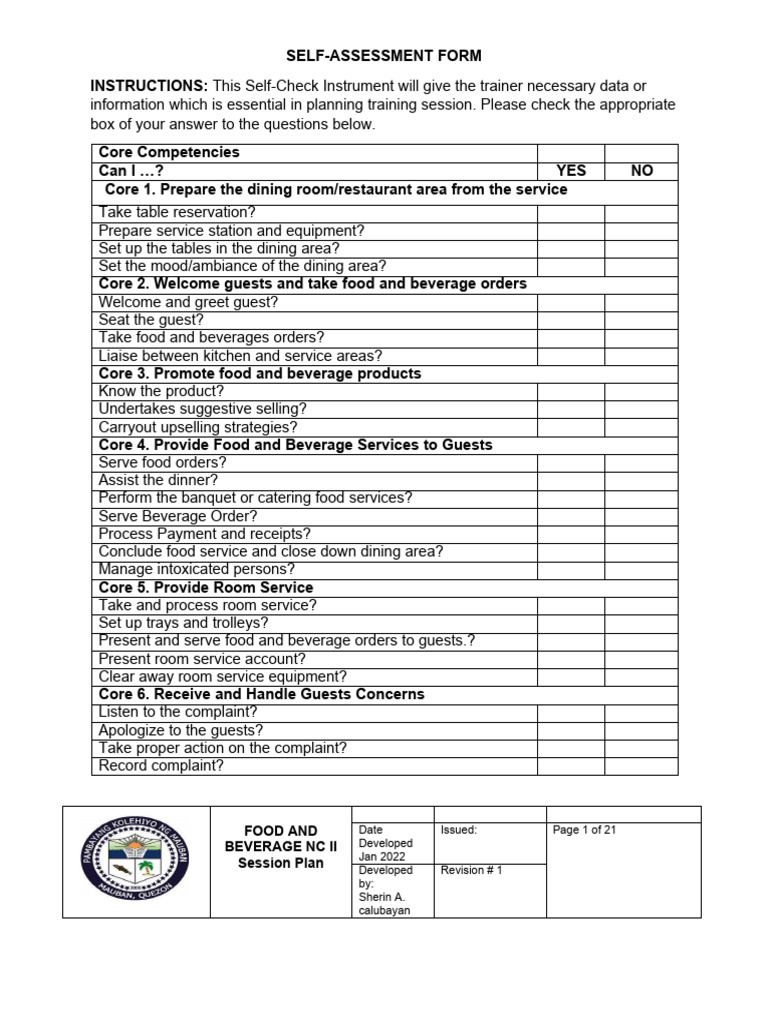 Planning-training-session-plan-forms | PDF | Restaurants | Tableware
