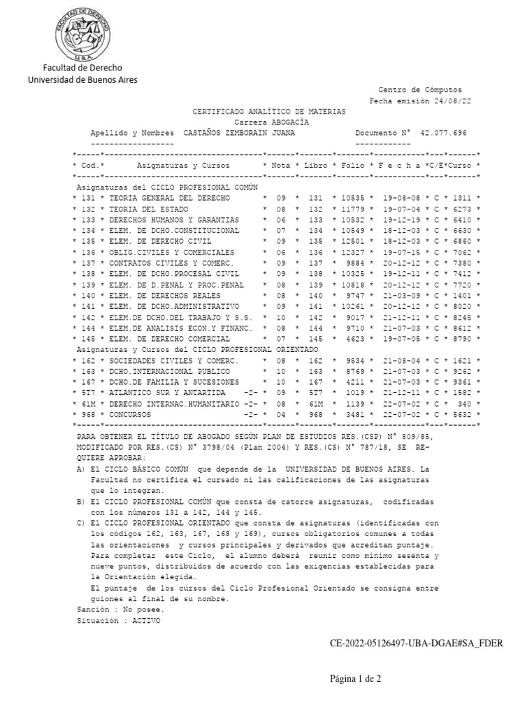 Ce 2022 05126497 Uba Dgae#sa - Fder | PDF | Esfera pública | Etica social