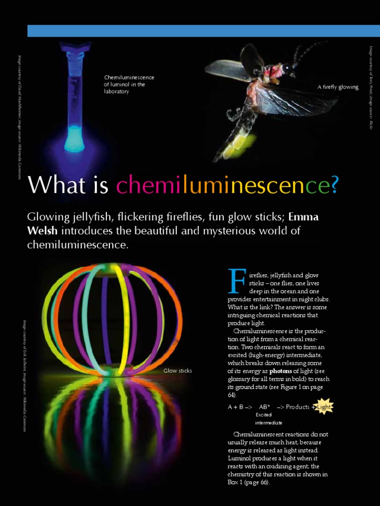 chemiluminescence | Chemical Reactions | Energy Level | Free 30-day ...