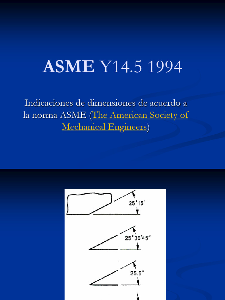 Dimensiones ASME | PDF | Tecnología