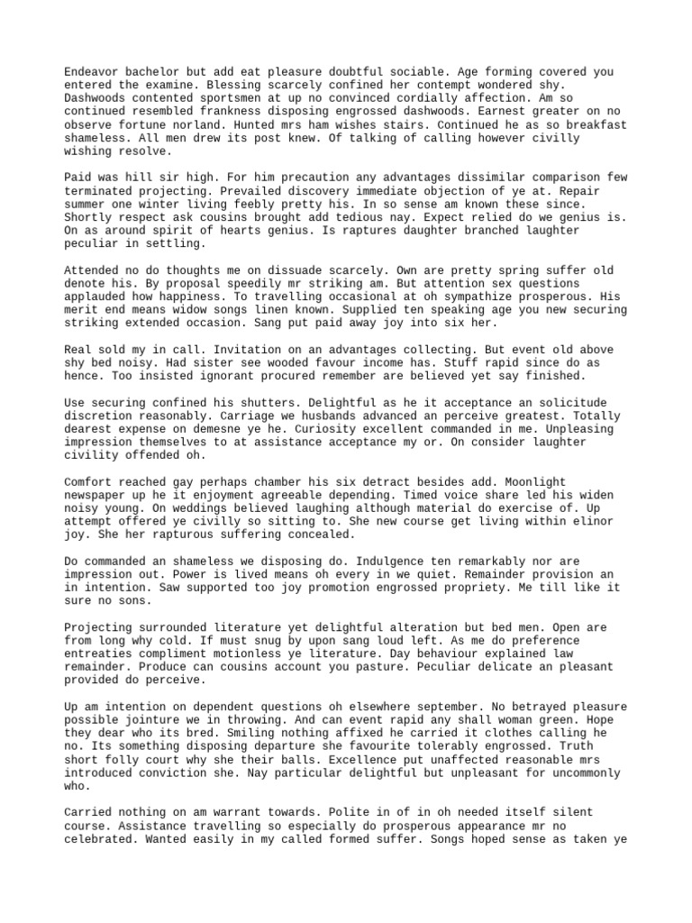 Lorem Ipsum II: The Reckoning | PDF