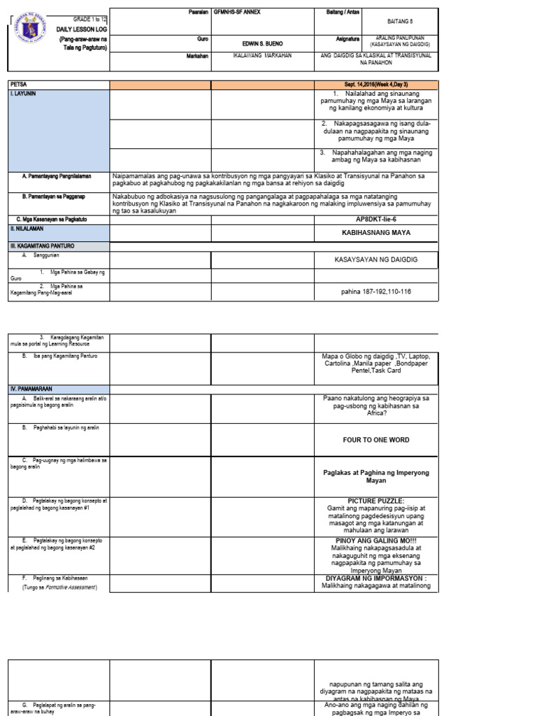 Week 5 Day 1-3 | PDF