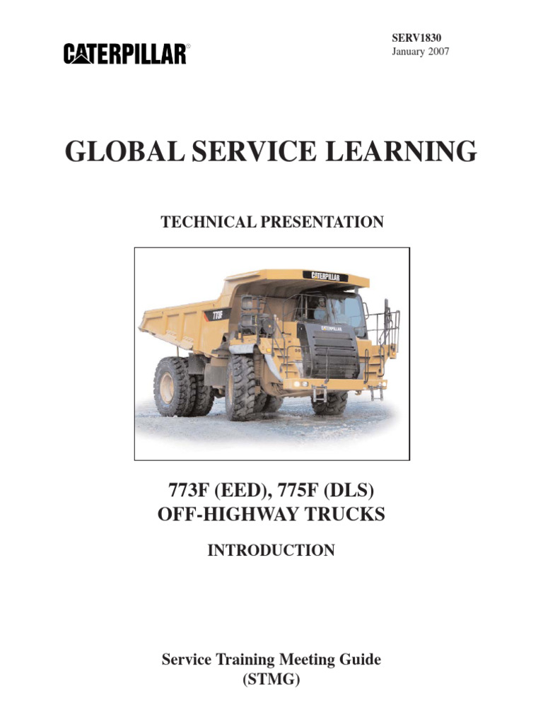 Presentacion Tecnica 773F | PDF | Truck | Bearing (Mechanical)